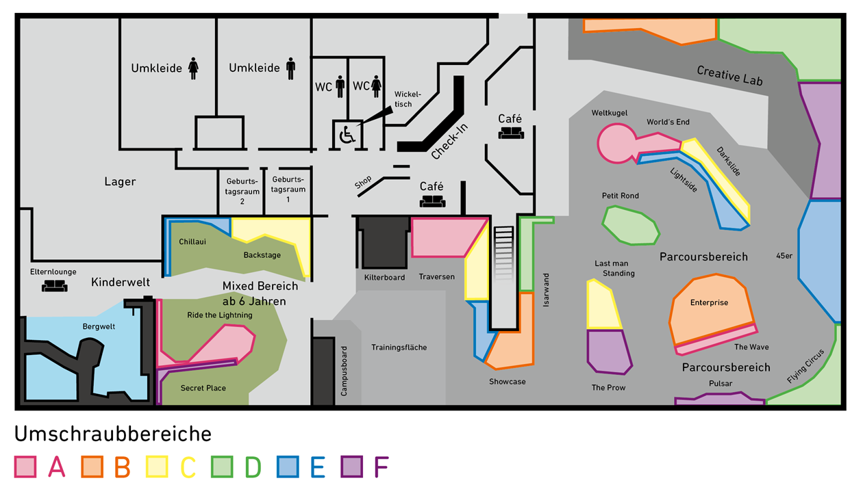 Boulderwelt München Süd — Infos zur Halle, der Aufteilung und Bereiche